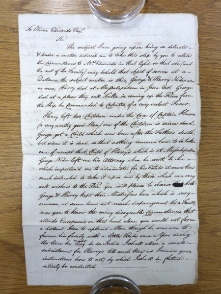 Letters from Calcutta, India, 1776-7 | Stevenage | Herts Memories