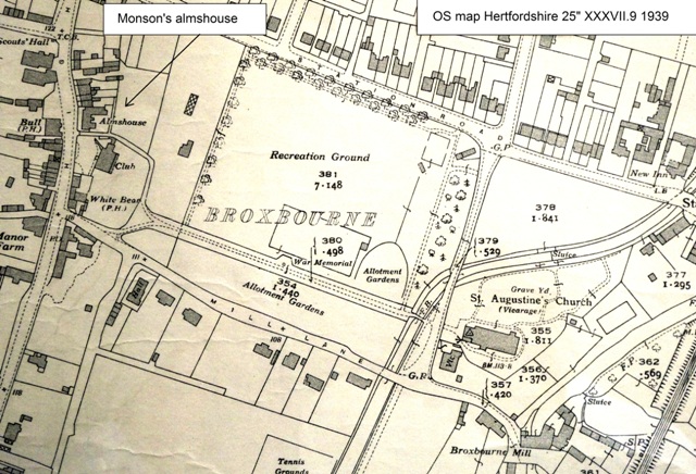 Broxbourne. Parish almshouse | Almshouses, Broxbourne | Herts Memories