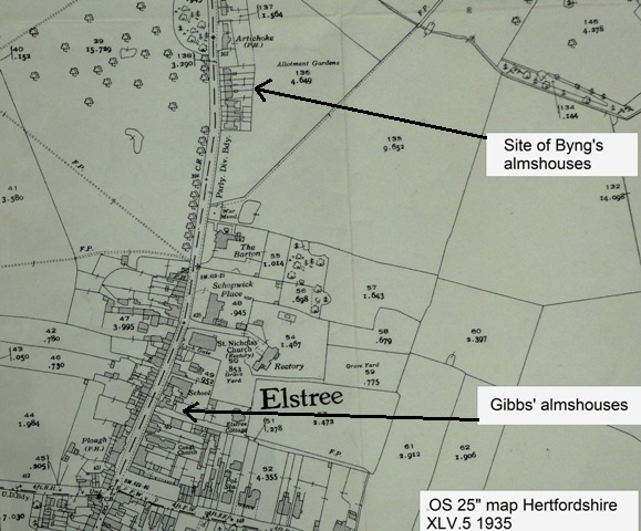Elstree. George Byng | Almshouses, Elstree | Herts Memories