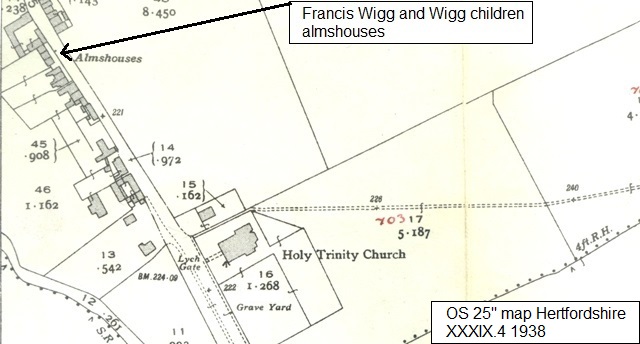 Frogmore. Francis Wigg | Frogmore, Almshouses | Herts Memories