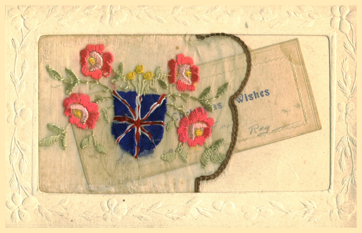 Embroidered Postcards | Embroidered Postcard project | Herts Memories