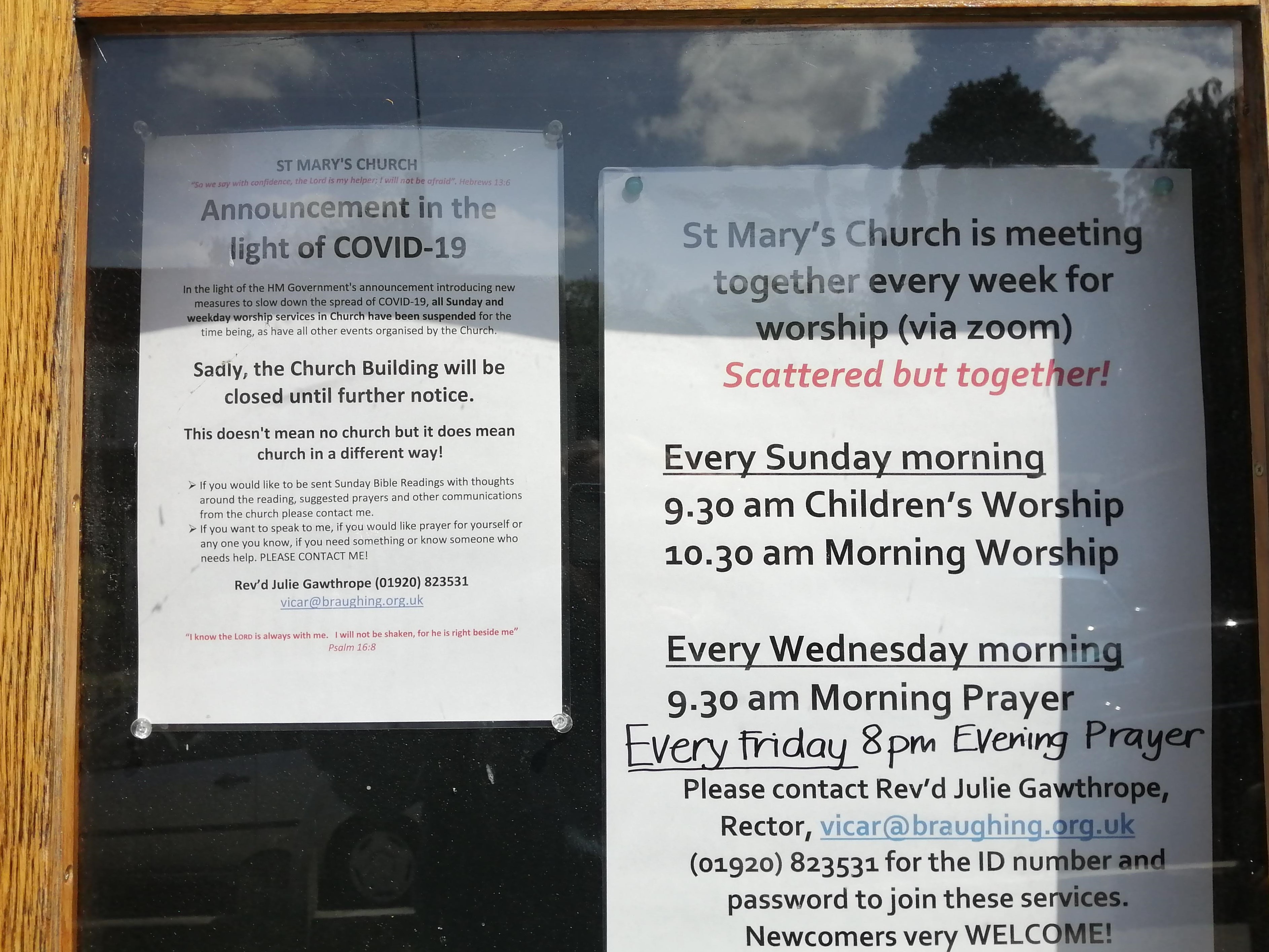 Churches closed during Lockdown | Life under Lockdown | Herts Memories