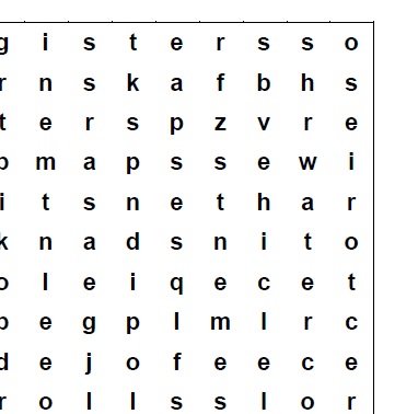 What's in the archives? giant word search | Creative Lockdown | Herts ...