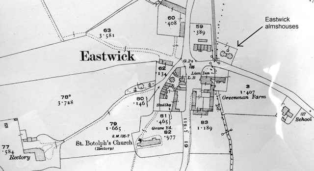 Eastwick. Gilston Estate | Eastwick, Almshouses | Herts Memories