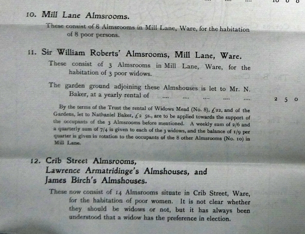 Ware. Mill Lane | Almshouses, Ware | Herts Memories