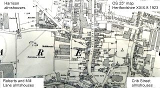 Ware. Mill Lane | Almshouses, Ware | Herts Memories