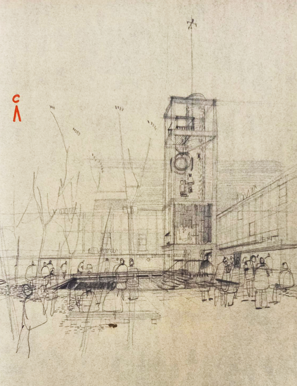 Stevenage Clock Tower | New Jerusalems: Stevenage New Town, Royalty ...