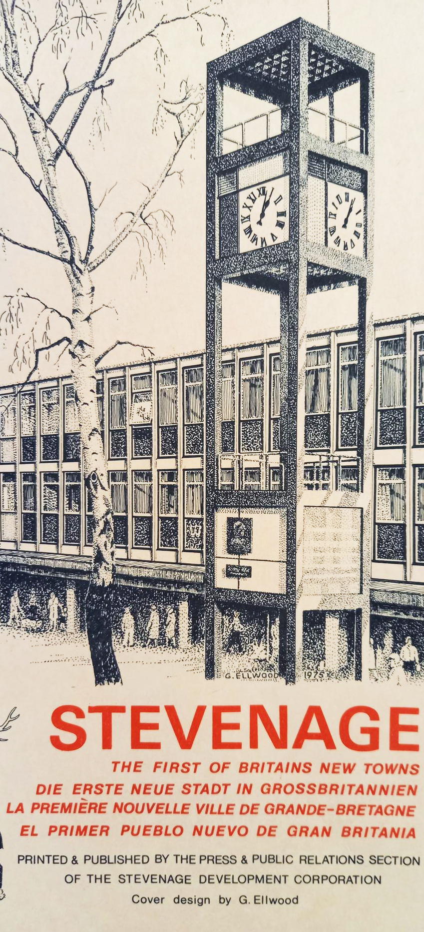 Stevenage Clock Tower | New Jerusalems: Stevenage New Town, Royalty ...