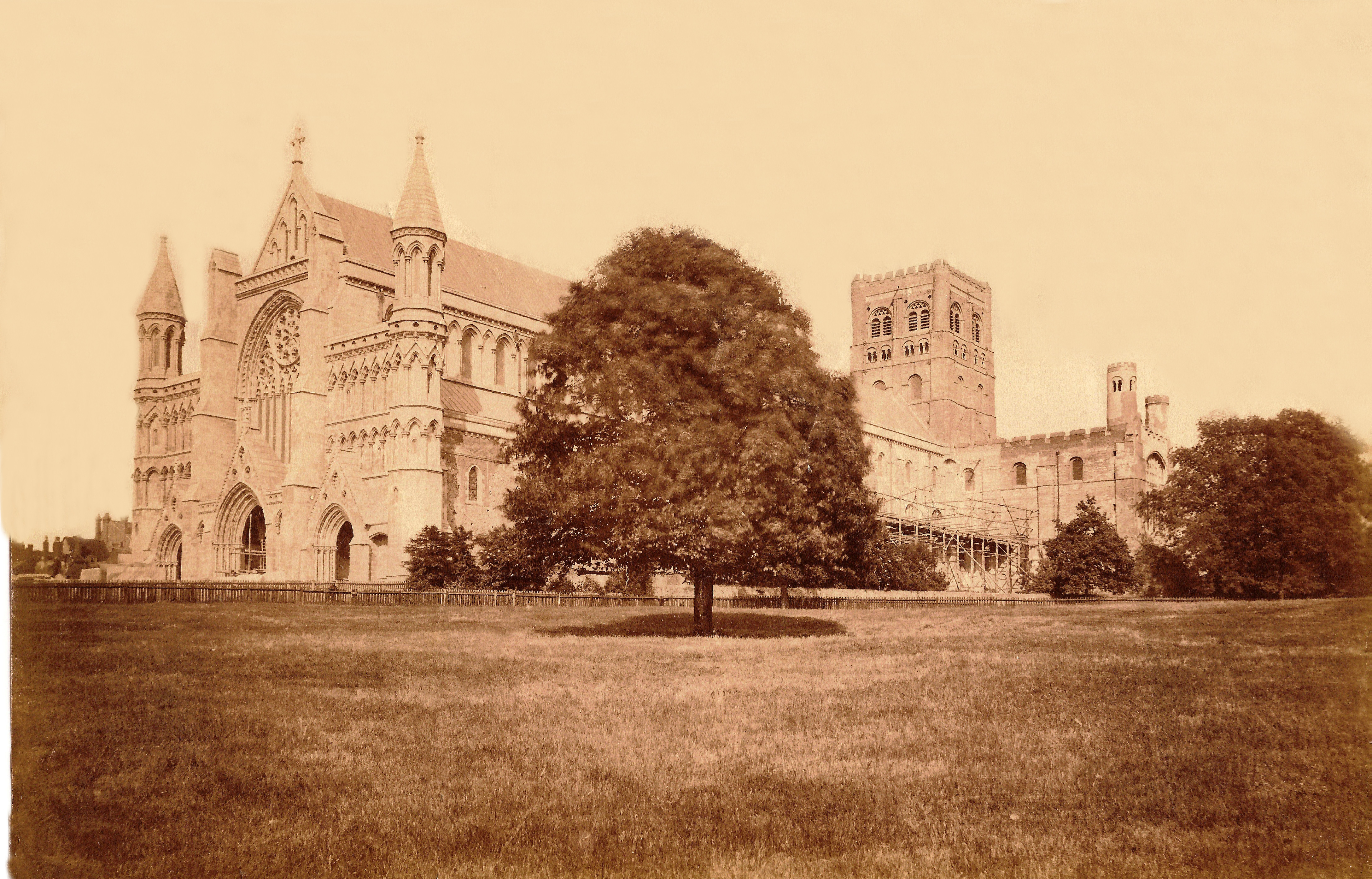 Images of St Albans Abbey before, during and after restoration | St ...