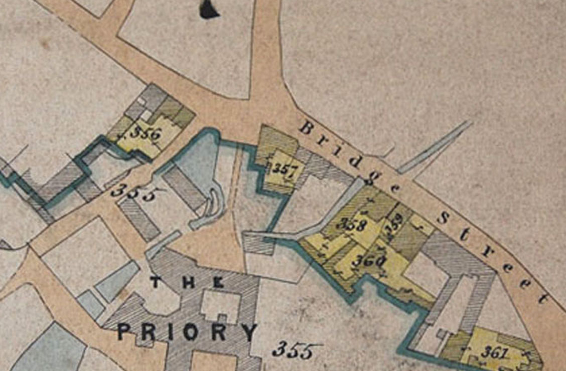 Maps and plans of Hitchin Priory | Documents from the Delme Radcliffe ...