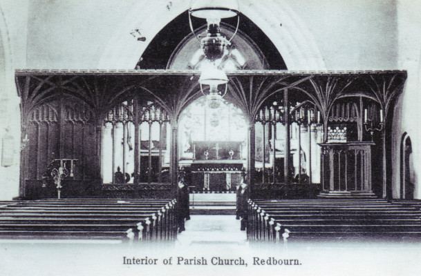 St. Mary's Church Interior | Redbourn Church Buildings | Herts Memories