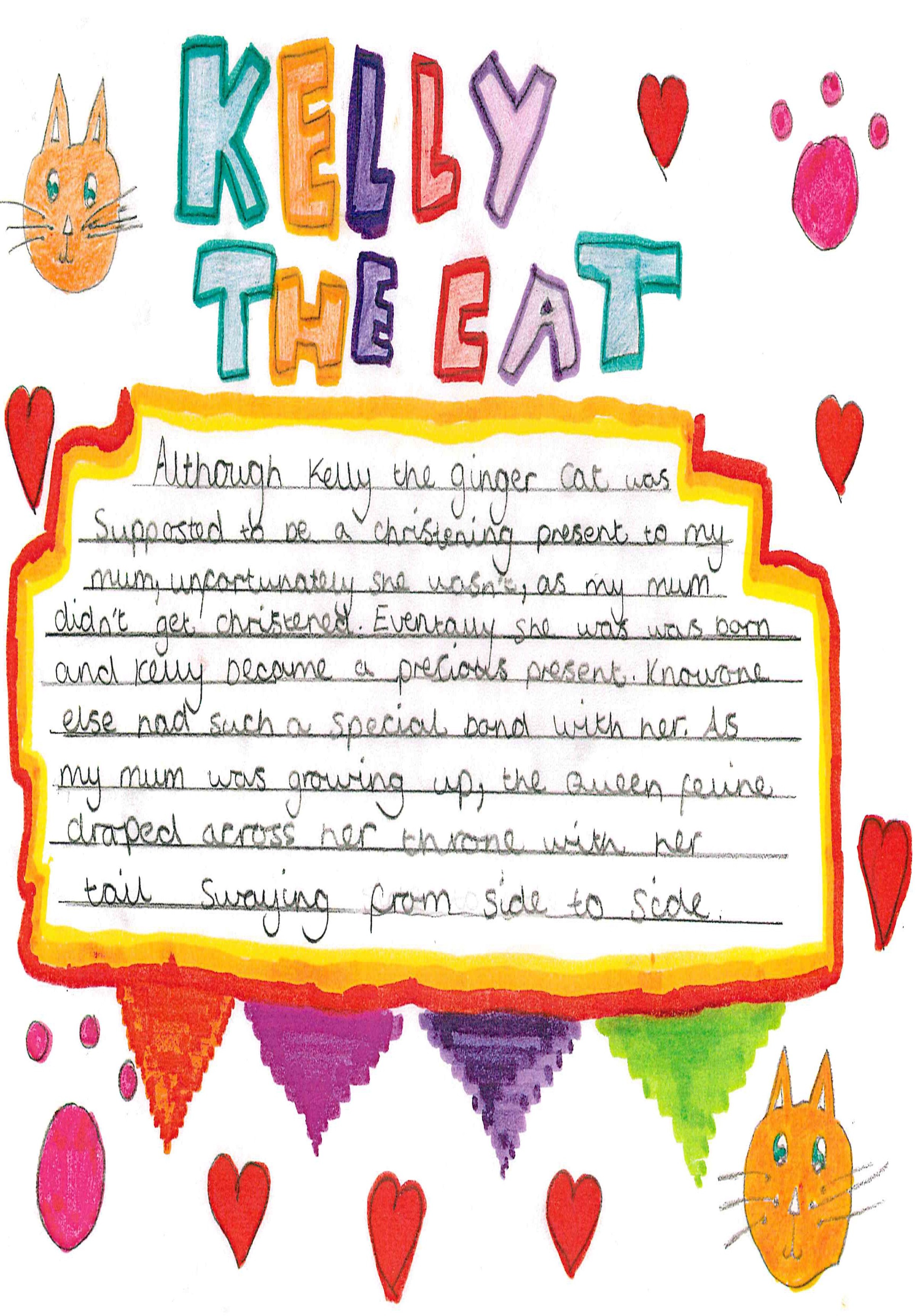 Kelly the cat | Bedmond School | Herts Memories